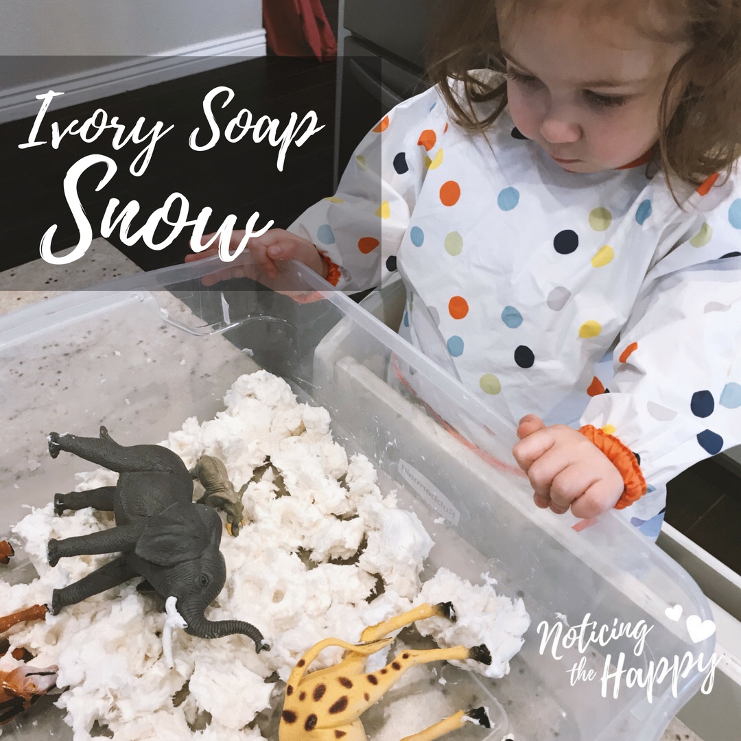 Ivory Soap Snow – Noticing the Happy